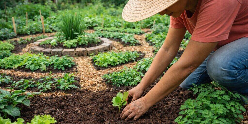Como fazer uma horta mandala passo a passo - Jardineiro.net