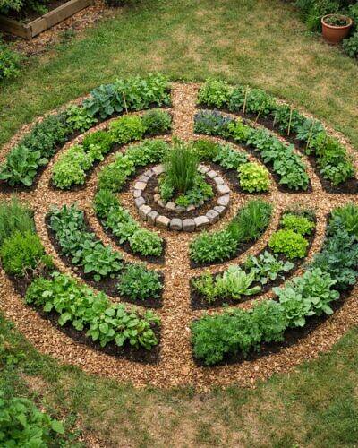 Como fazer uma horta mandala passo a passo - Jardineiro.net